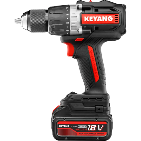 Keyang DM20BLH100E Hammer drill driver – 18V – 5.0Ah – Keyang Powertools